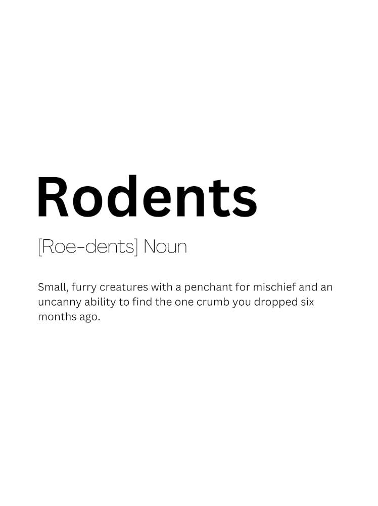 Rodents Definition Meaning Art Print by Kaigozen – Fy!