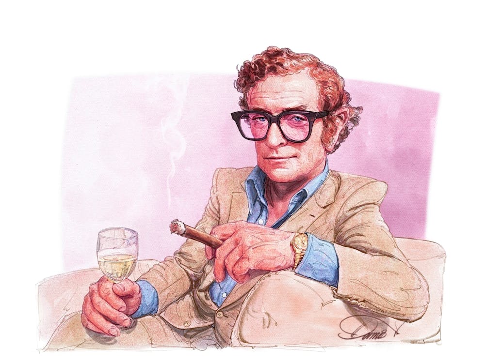 Michael Caine Portrait Art Print by Stavros Damos – Fy!