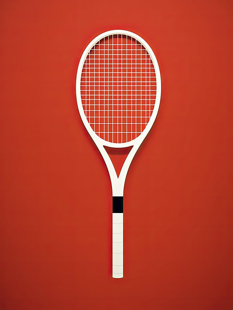 Tennis Racket 8 Art Print by Art-Syndicate – Fy!