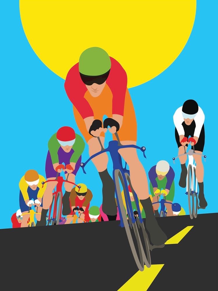 Chasing Pack Art Print by WallChart Prints – Fy!