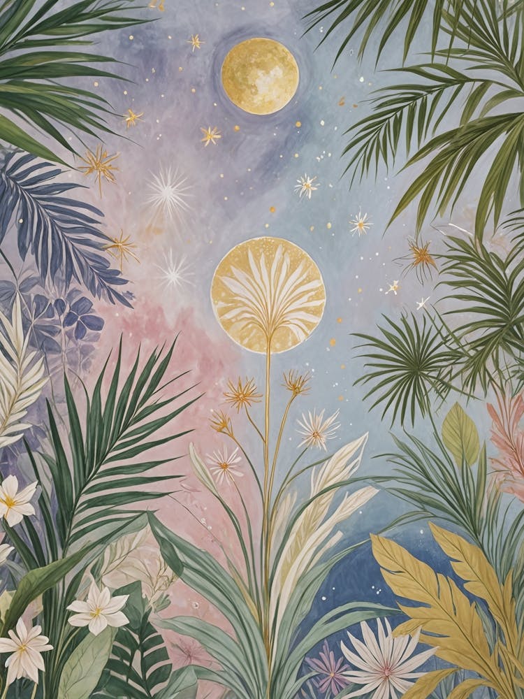 Tropical Full Moon 1 Art Print by Daydream Pacific – Fy!
