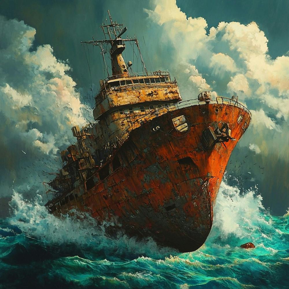 Shipwreck Art Print by ThatWorksMedia – Fy!