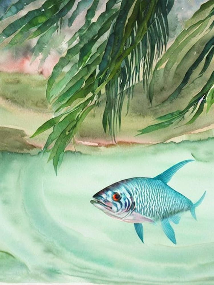 Oarfish Storybook Watercolour Art Print by Sea Life Prints – Fy!