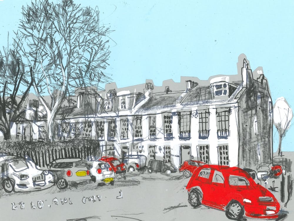 The Red Car Art Print by Stars Above Us – Fy!