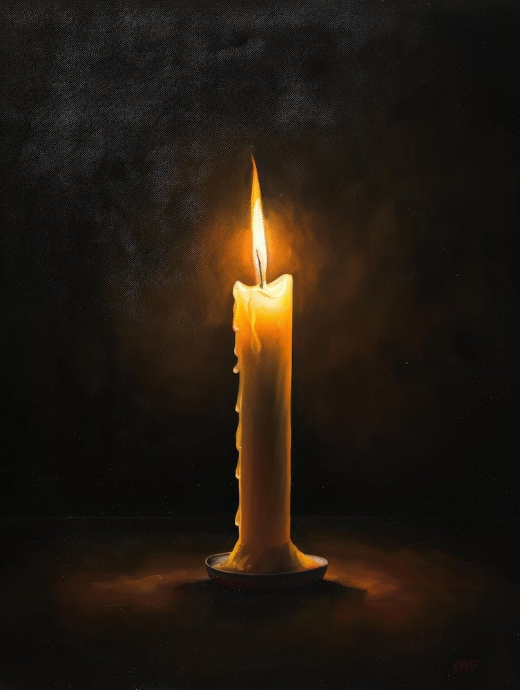 Candlelight 7 Art Print by Moving Clouds Art – Fy!