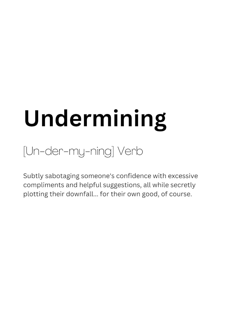 Undermining Definition Meaning Art Print by Kaigozen – Fy!