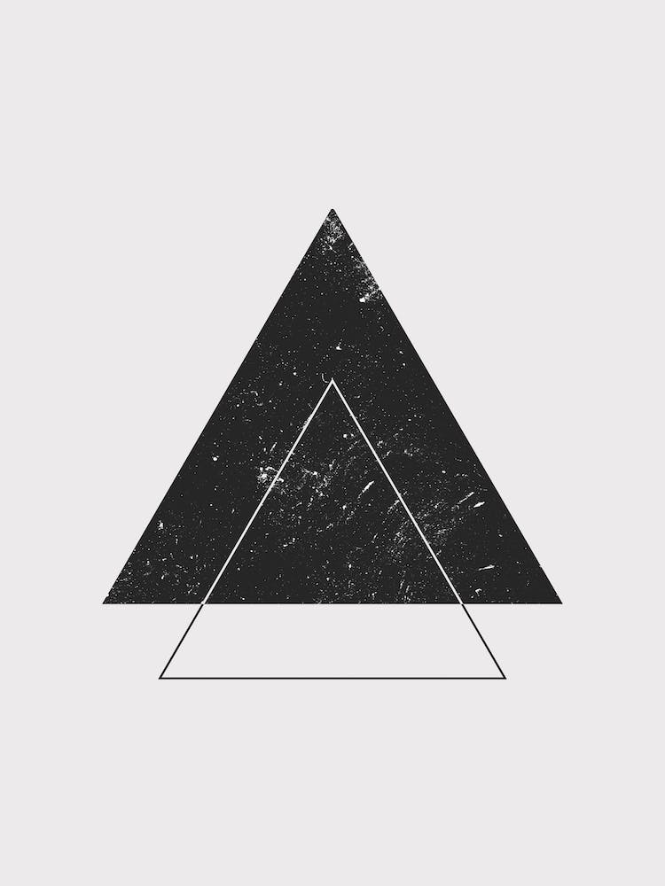Triangle Space Art Print by Studio Mottos – Fy!