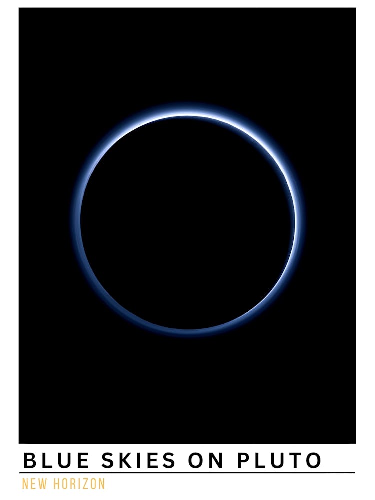 Blue Skies On Pluto 1 Art Print by Artbyn – Fy!