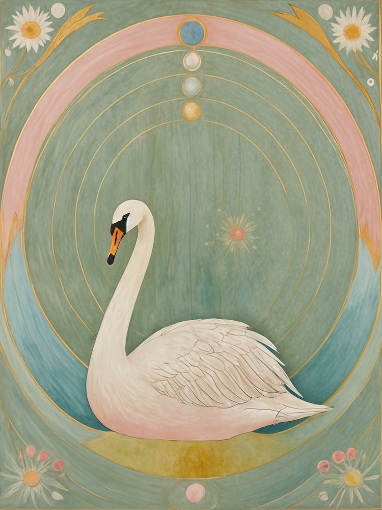 Swan Glide Art Print by Daydream Pacific – Fy!