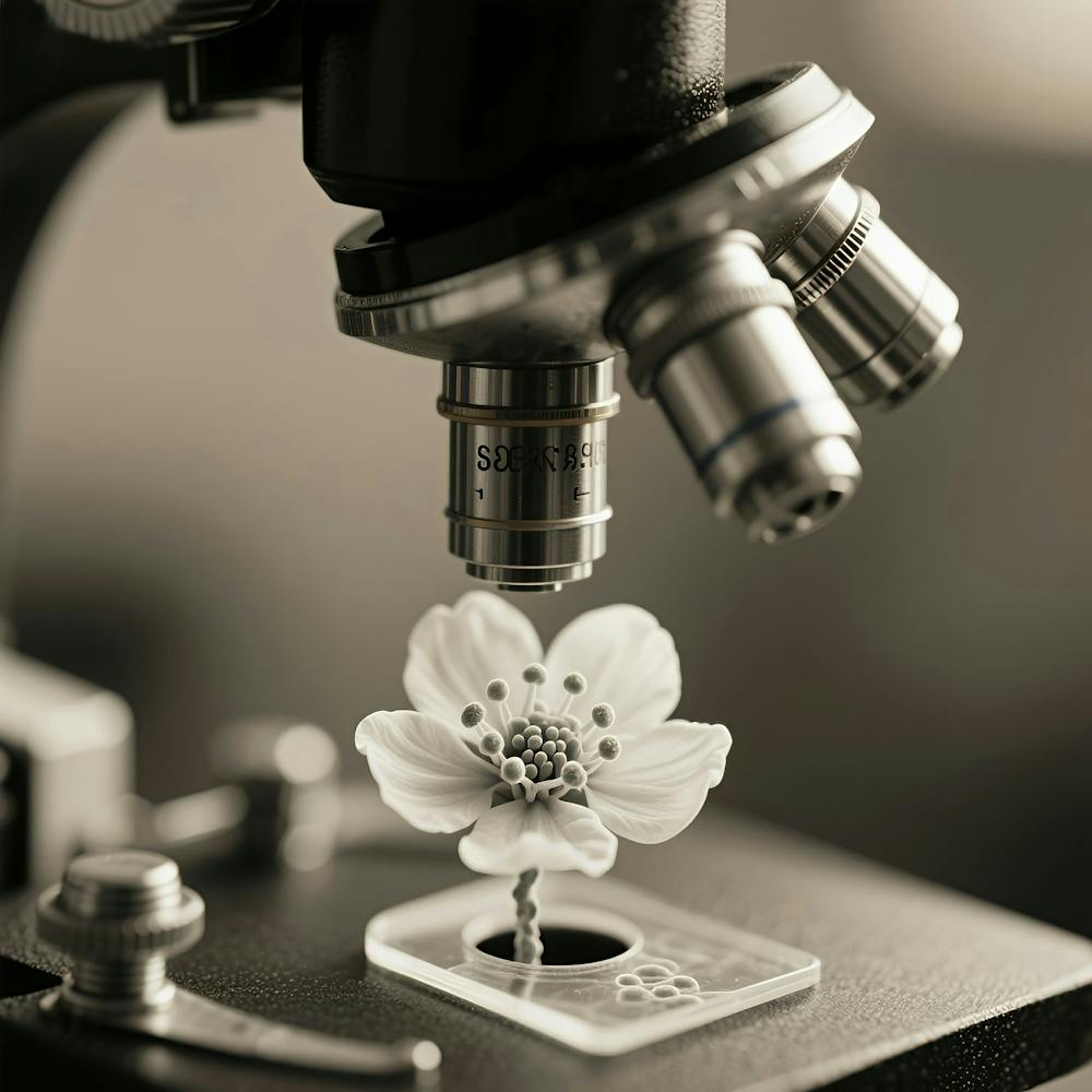 Microscope Flower Art Print by AnikArts – Fy!