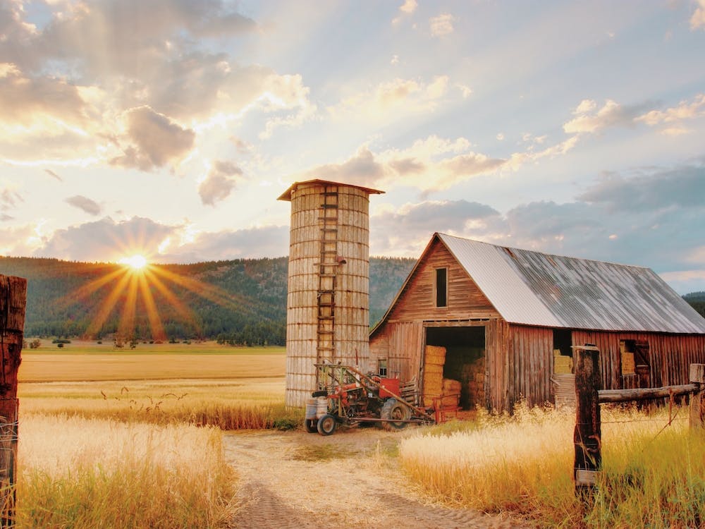 Warm Ranch Sunset Art Print by Inkish Prints – Fy!