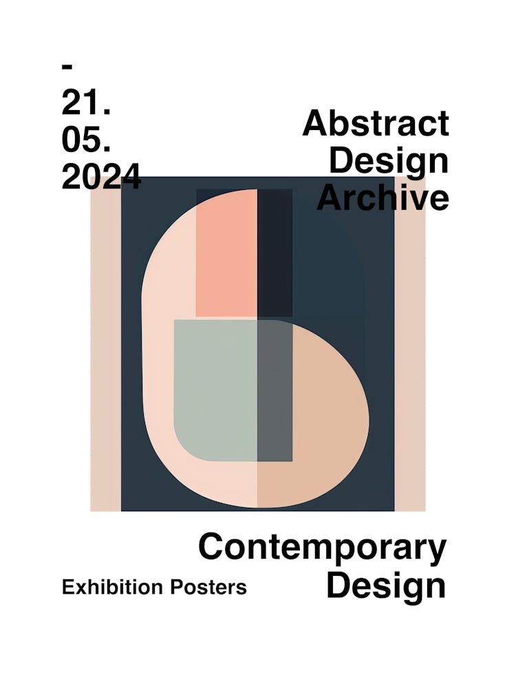 Abstract Design Archive Poster 20 Art Print by Abstract Art Expressions ...