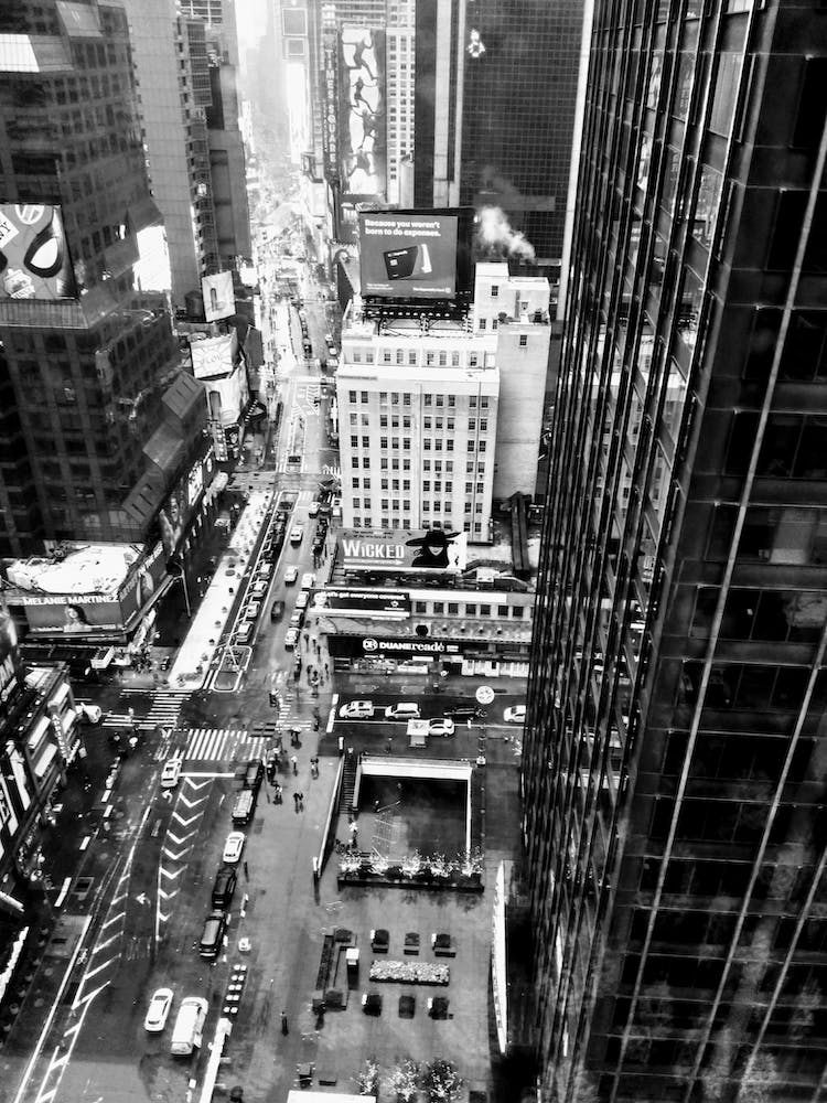 Times Square From A Window Art Print by Words and Colours – Fy!