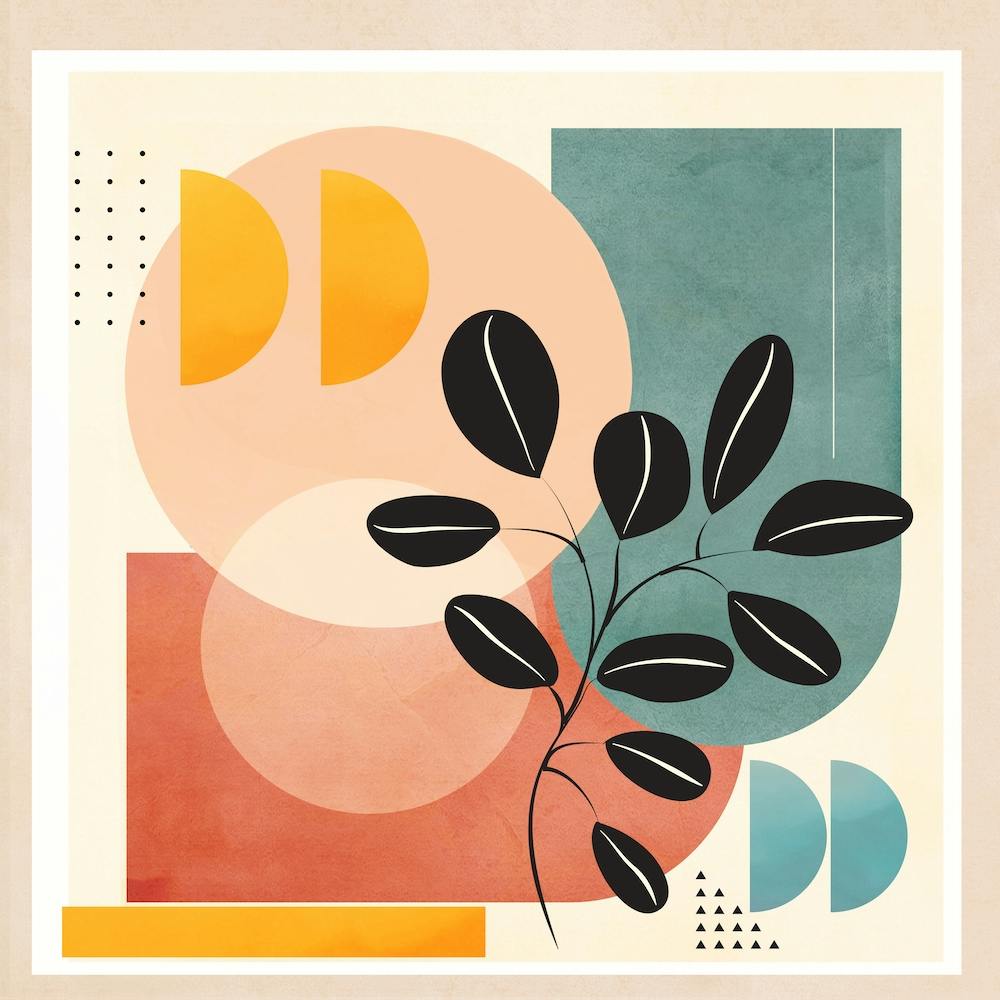 Tropical Geometry 1 Art Print by City Art – Fy!