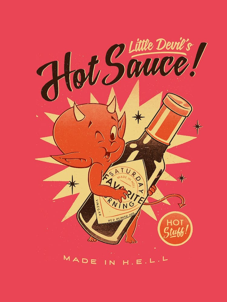Hot Sauce Art Print by Mathiole – Fy!