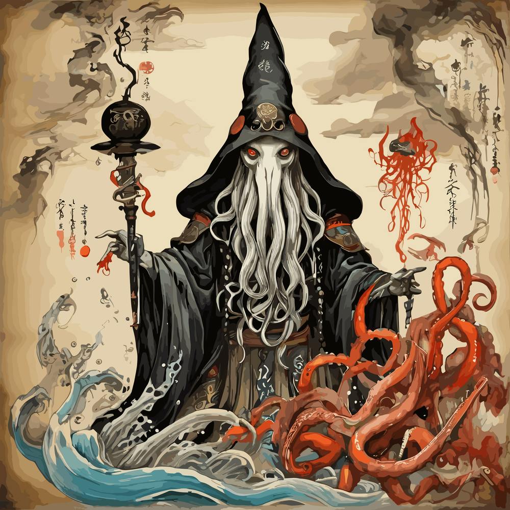 Octopus Wizard Art Print by Mhdart – Fy!