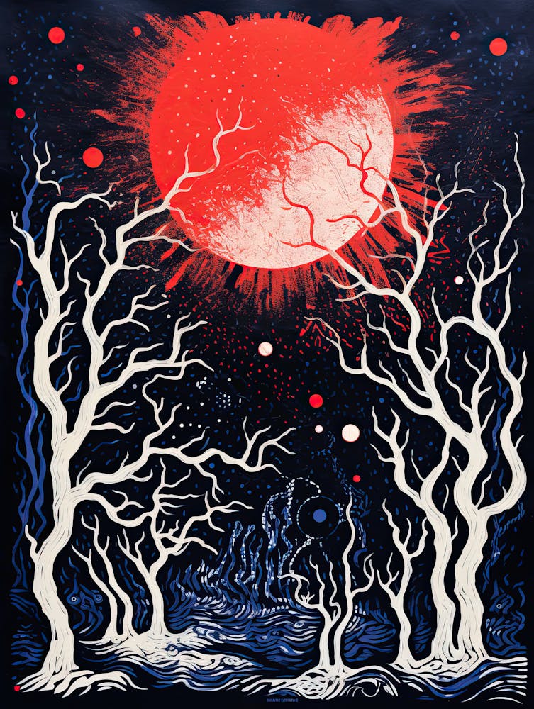 Echo Chamber - Liquid Vibration Abstract Style Art Print by Fy!