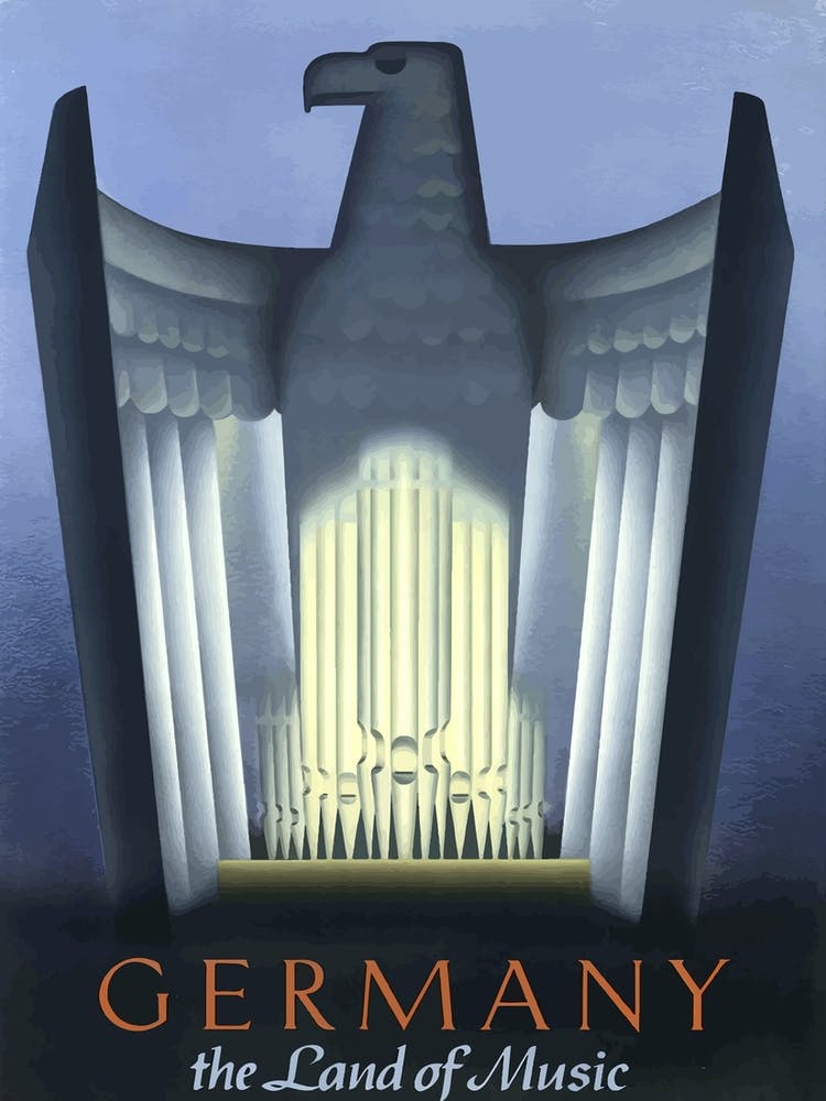 Germany, The Land Of Music Art Print by Vintage Spirit – Fy!