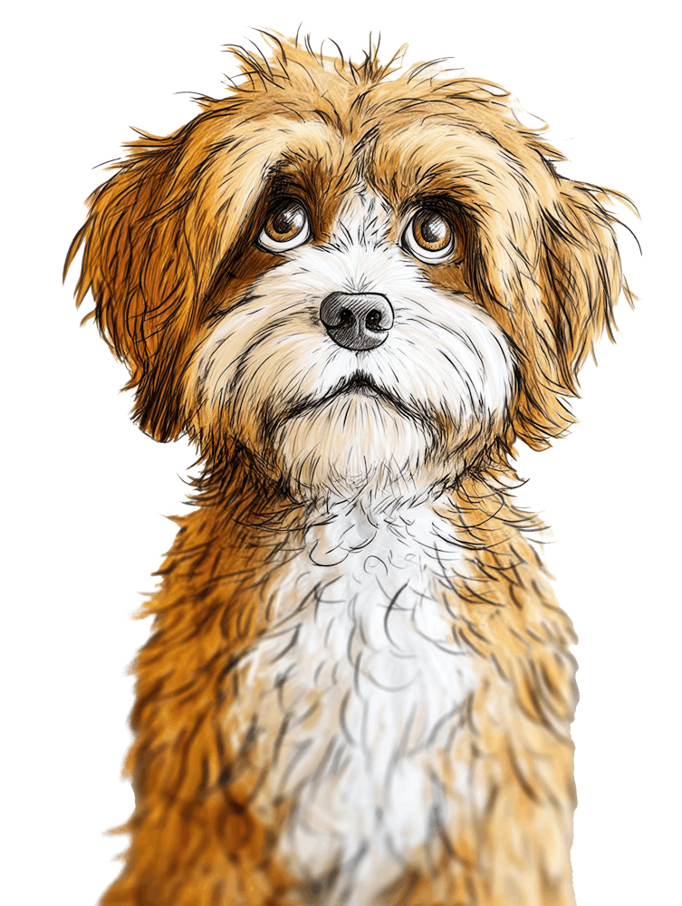Cavoodle 1 Dog Art Print by BestArt – Fy!