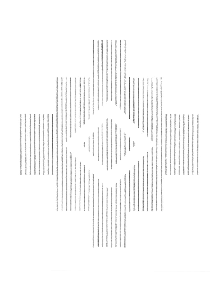 Aztec line art Pattern 3 Art Print by Whale's Way – Fy!