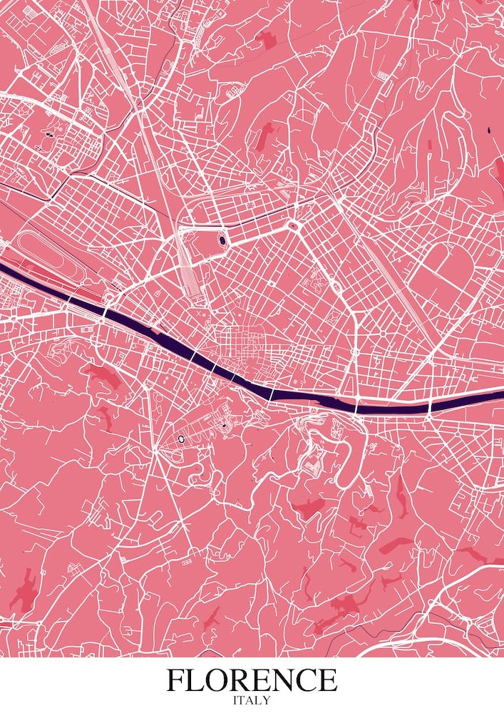 Florence Pink Purple Art Print by Mapply – Fy!