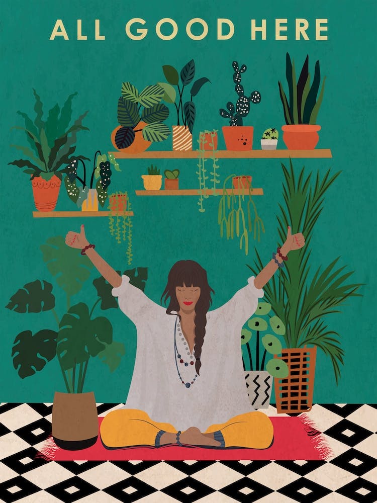 All Good Here 1 Art Print by WallChart Prints – Fy!