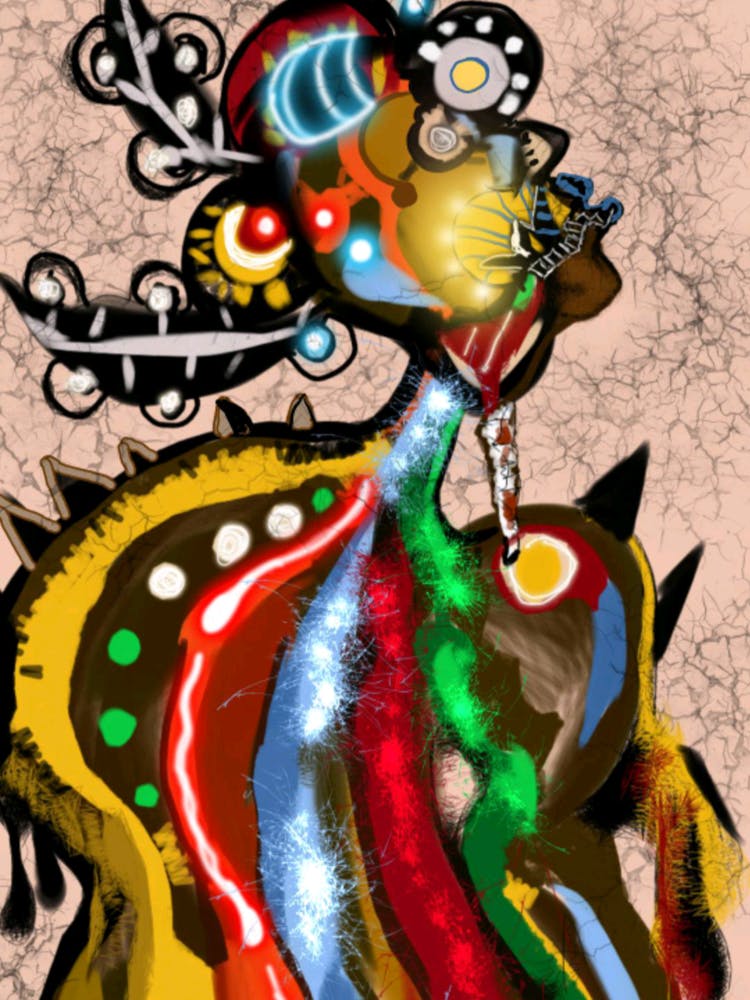 Primitive Art Print by Chimba – Fy!