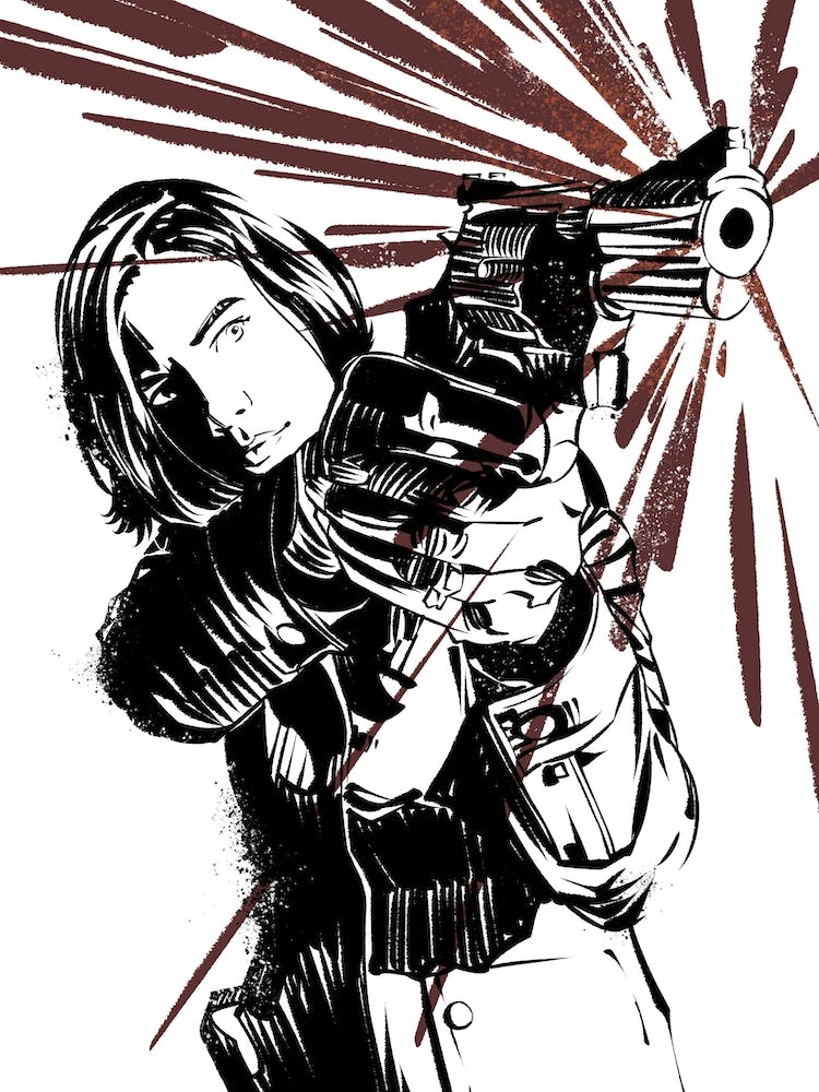 Walking Dead Maggie Art Print by Nikita Abakumov – Fy!
