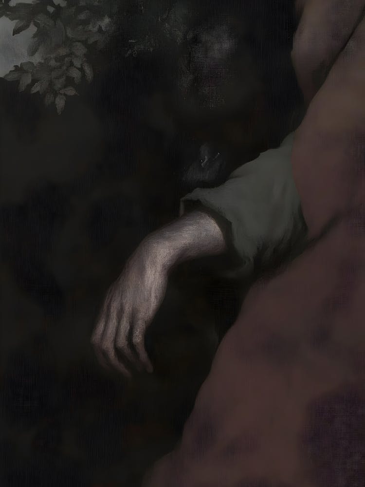Dark Gothic Jesus In The Woods Art Print by Artbyn – Fy!