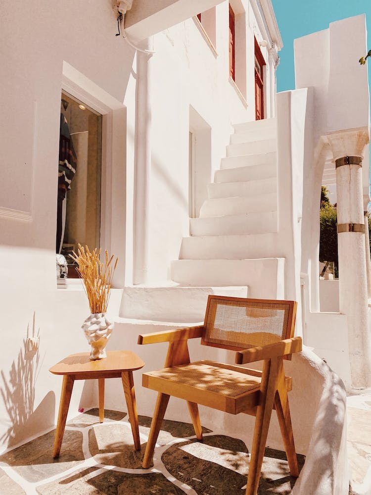 Greek Patio Art Print by Boho Styler Studio – Fy!