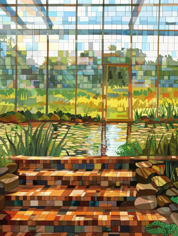 Garden In A Glass House Art Print by Moving Clouds Art – Fy!