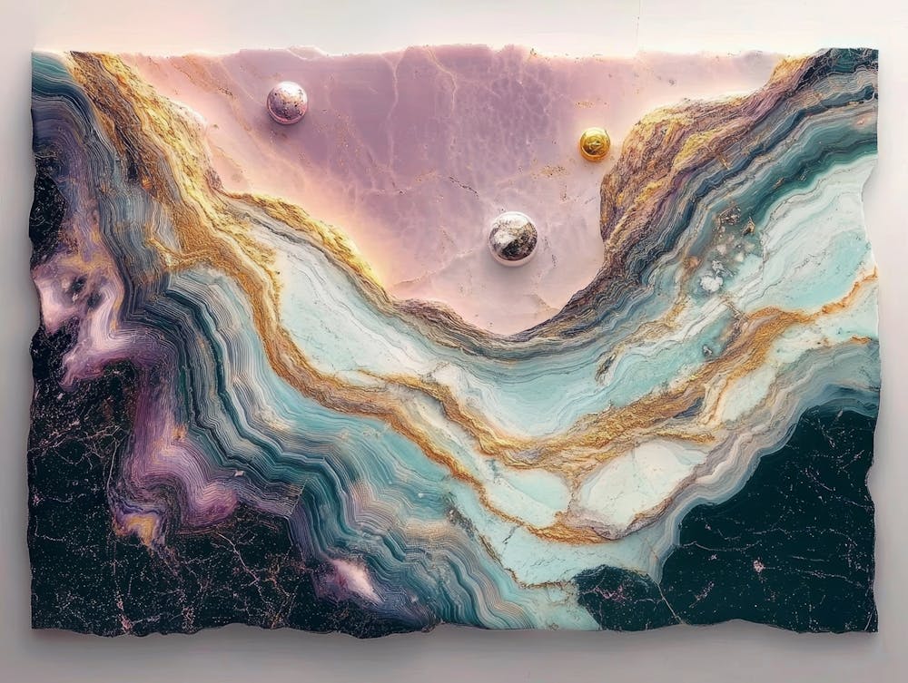 Abstract Marble 6 Art Print by Divine Studio – Fy!