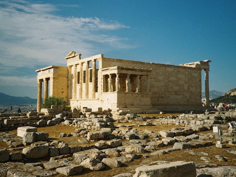 Acropolis Of Athens Greece Art Print by Majchila Design Studio – Fy!