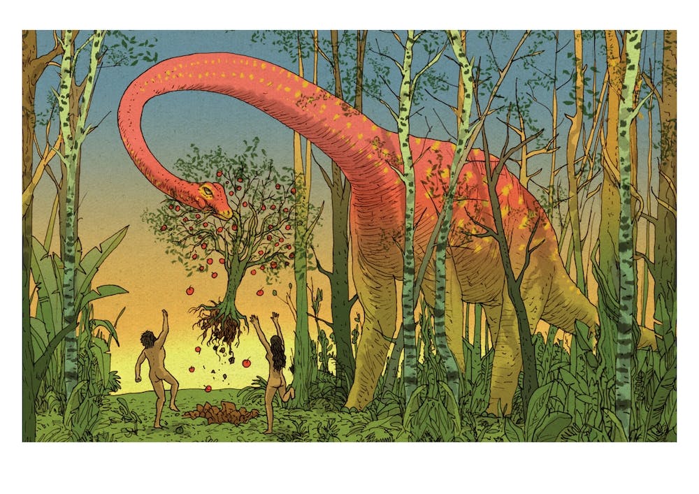 Myth And Science By Izhar Cohen Art Print by Pulp Shop – Fy!