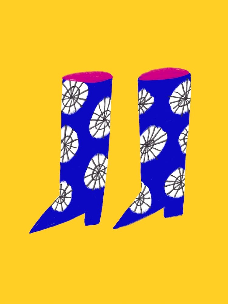 Fancy Wellies Art Print by Ilinca Roman – Fy!