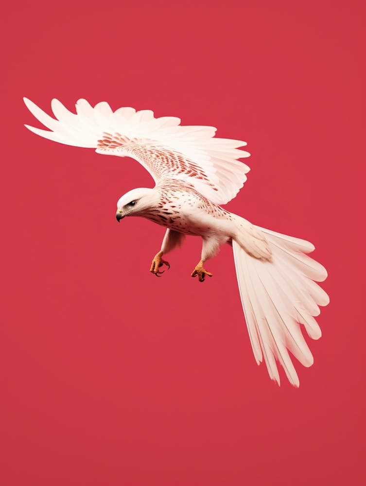 Minimalist Falcon 2 Illustration Art Print by Feathered Muse – Fy!