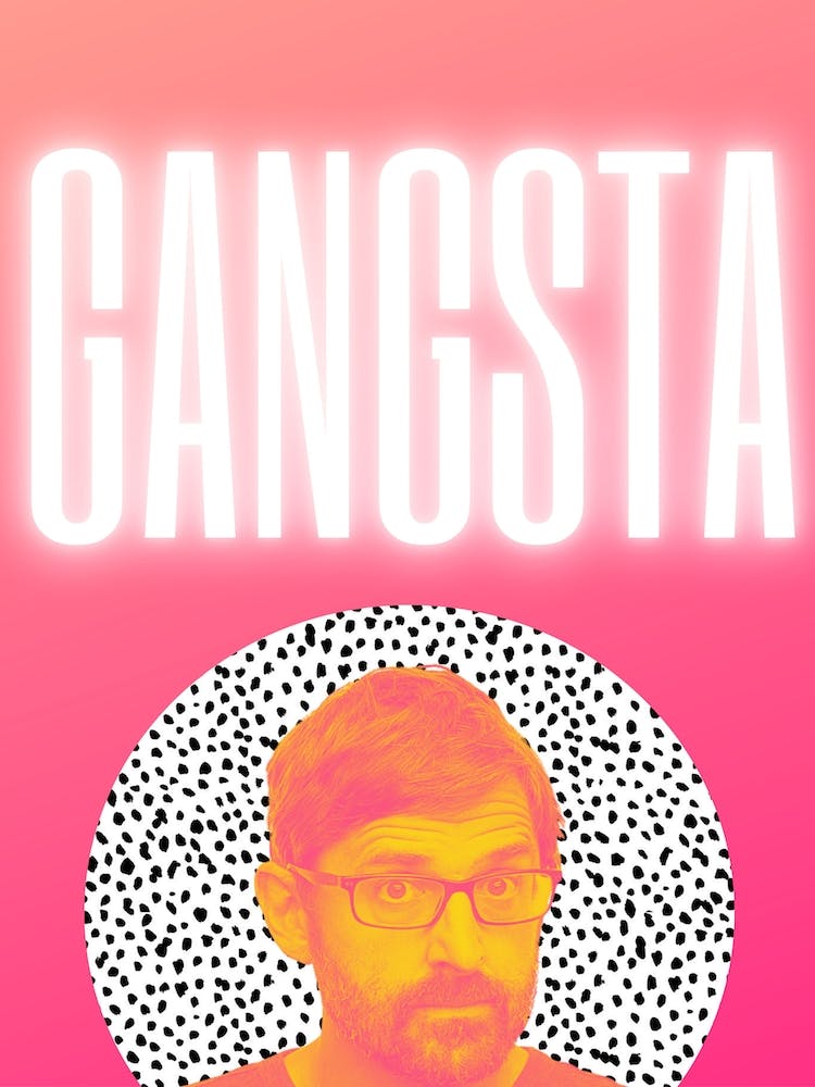 Gangsta Louis Theroux Art Print by Henri In The Haus – Fy!