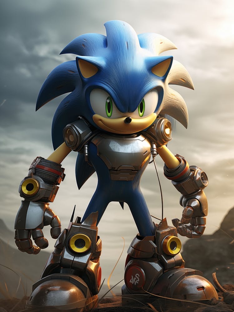 Sonic The Hedgehog 17 Art Print by Liberta – Fy!