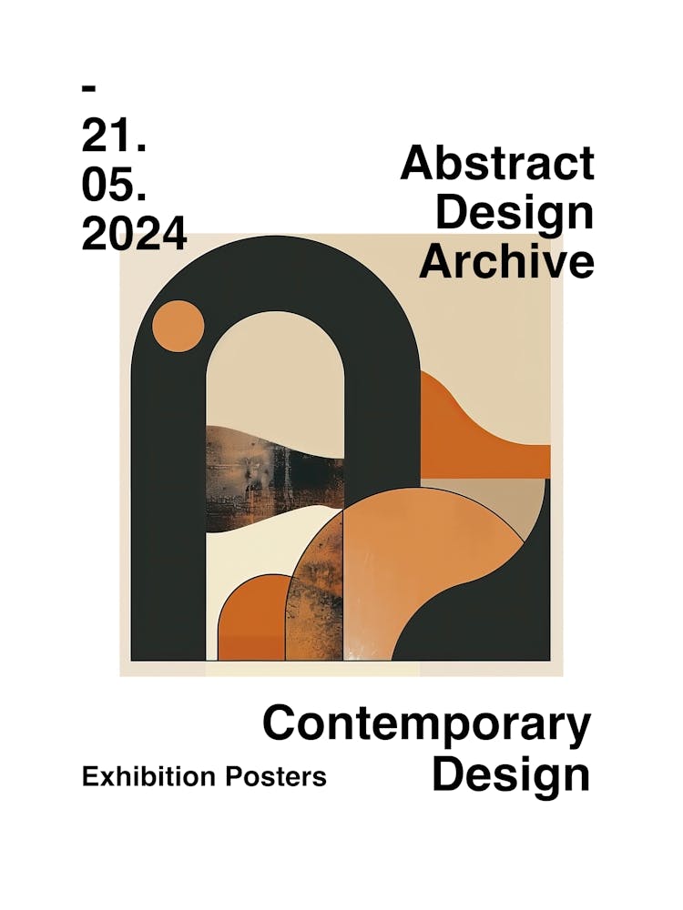 Abstract Design Archive Poster 18 Art Print by Abstract Art Expressions ...