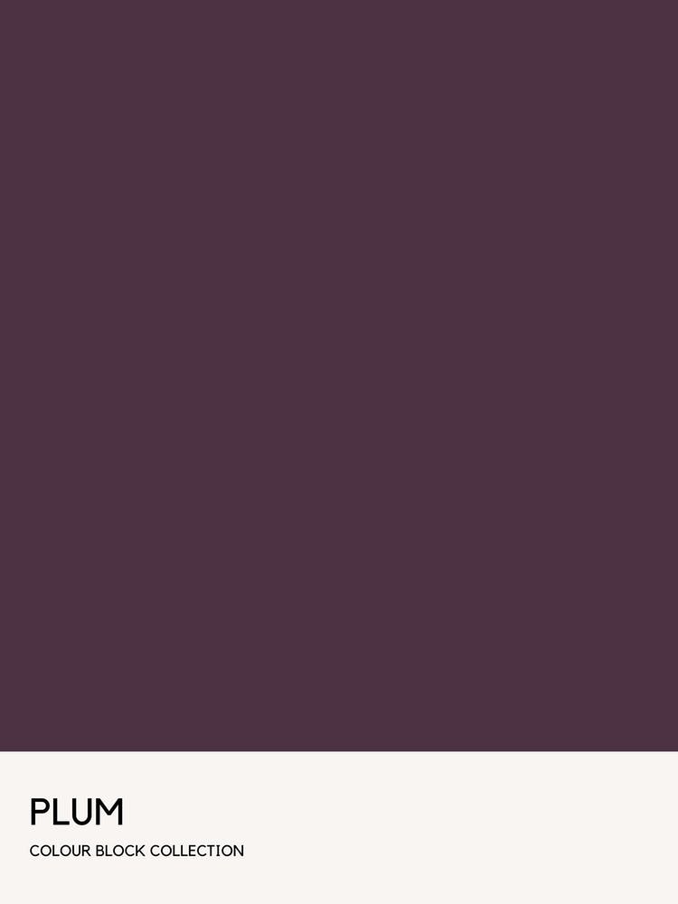 Plum Colour Block Poster Art Print by The Colour Block Collection – Fy!