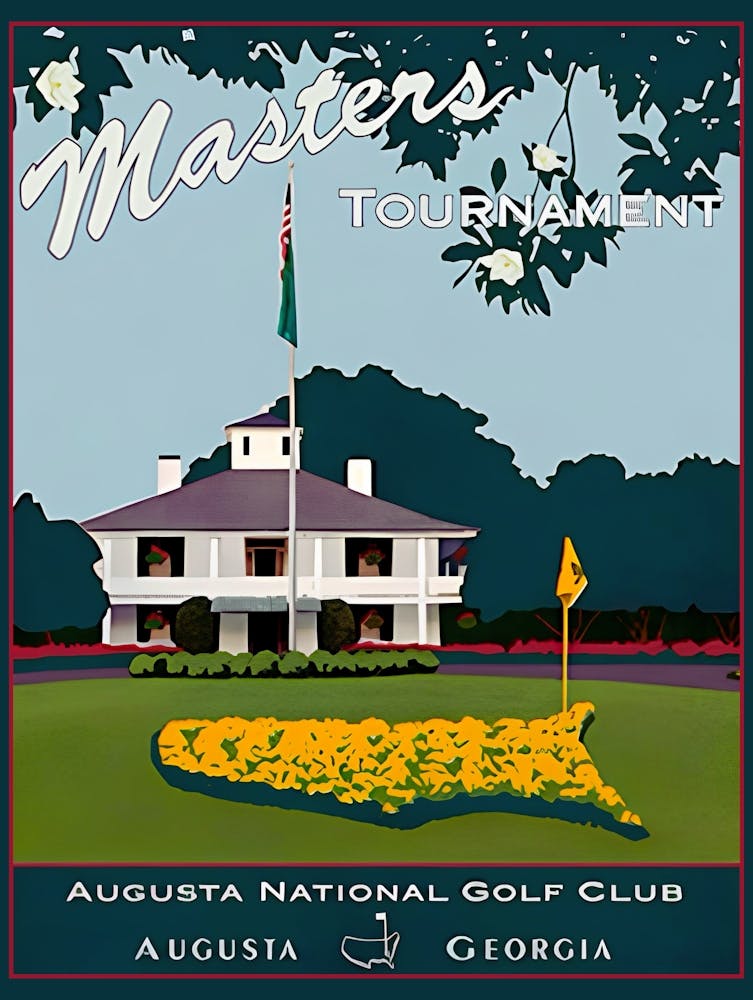 Masters Tournament 1 Art Print by Keily Art Store – Fy!