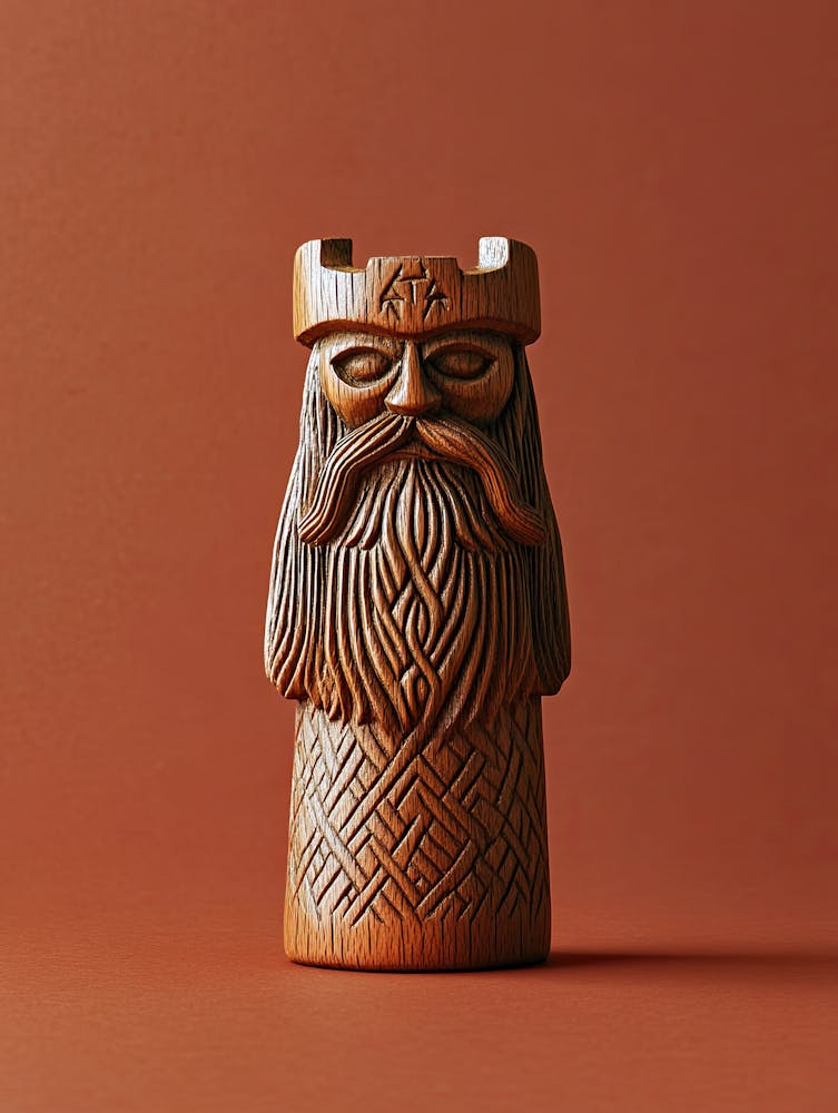 Viking King, Tafl Chess, Viking's Chess Poster Art Print by Art ...