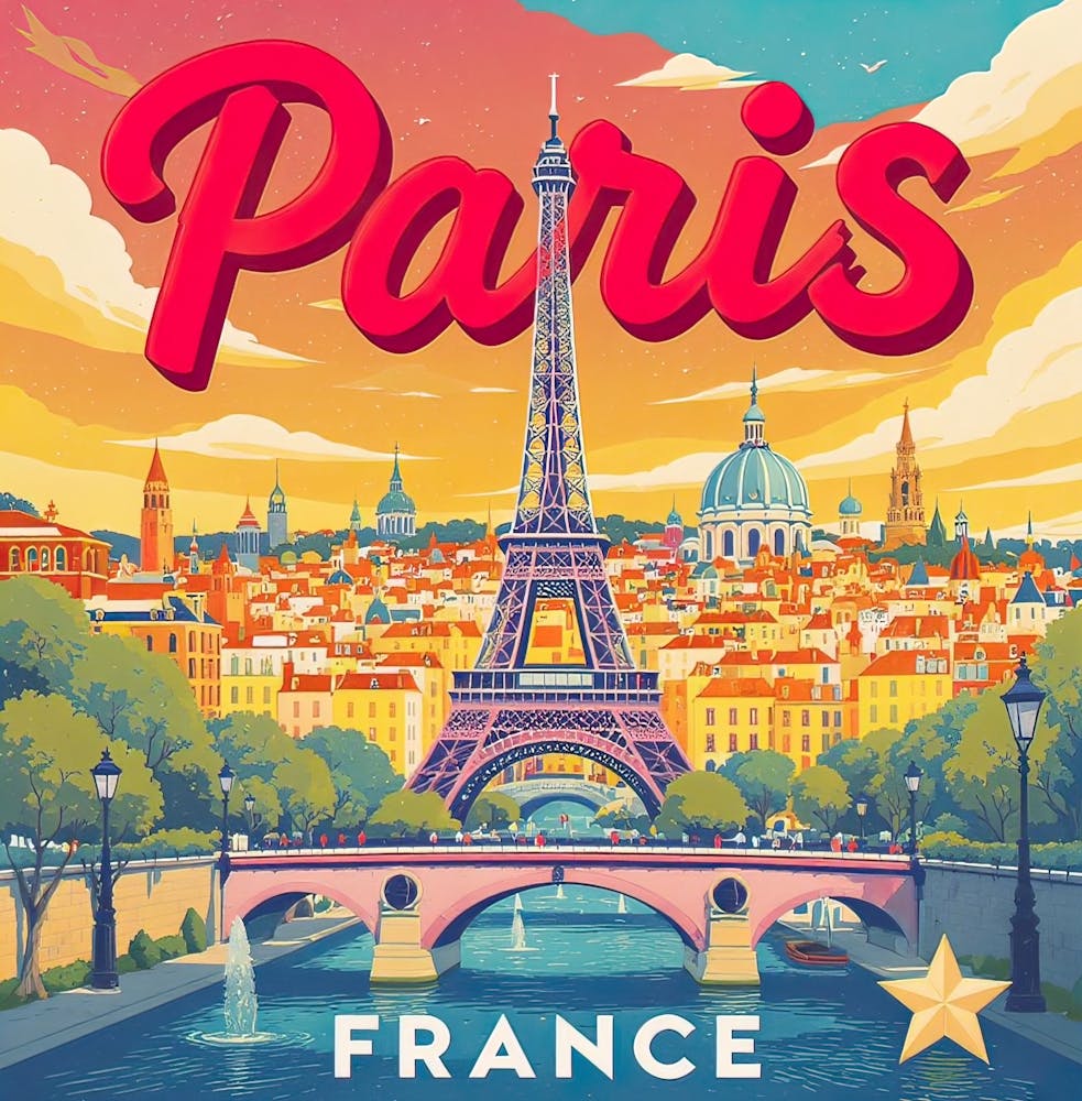 Paris France Poster Art Print by viart. – Fy!