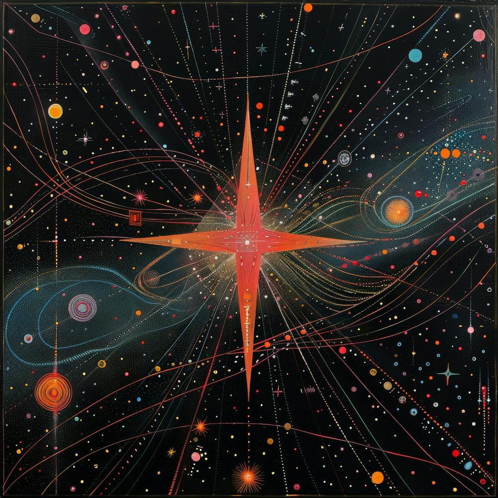 Cosmology Of The Universe Art Print by Moving Clouds Art – Fy!