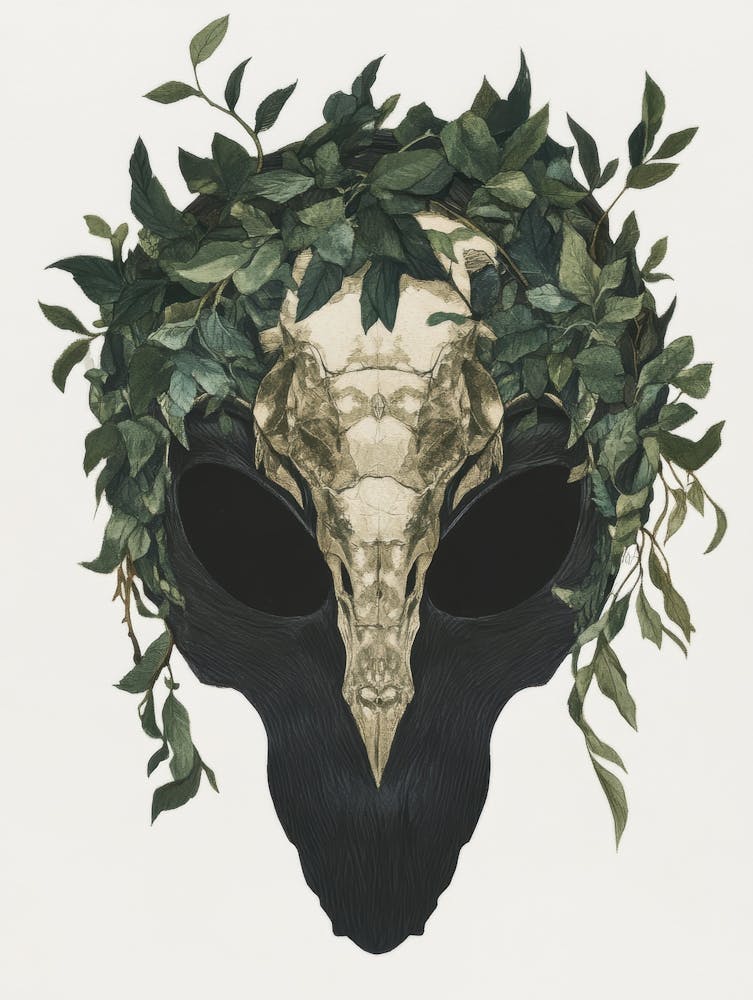 Alien Skull 1 Art Print by Moving Clouds Art – Fy!
