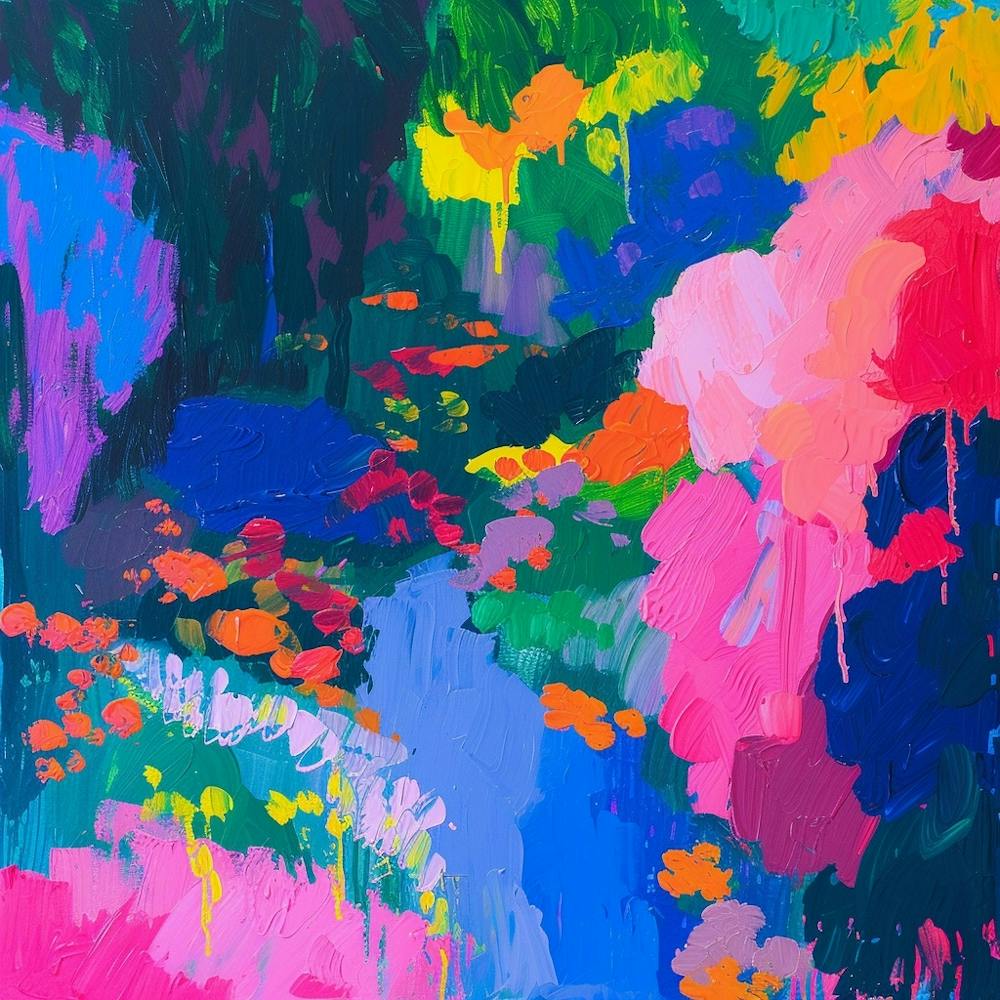Colourful Gardens Claude Monet Foundation Gardens France 5 Art Print by ...