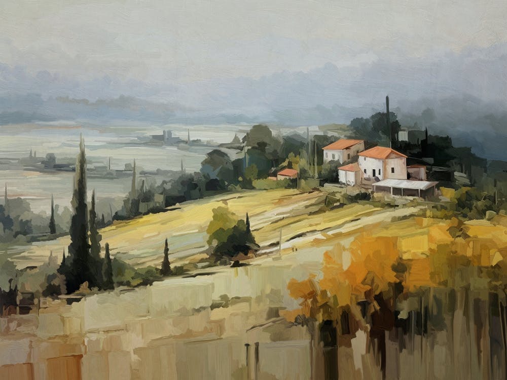Tuscan Countryside Art Print by Shawn Conn Art – Fy!