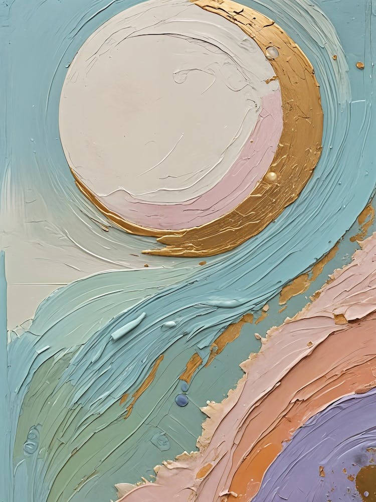 Painted Moon no4 Art Print by Daydream Pacific – Fy!