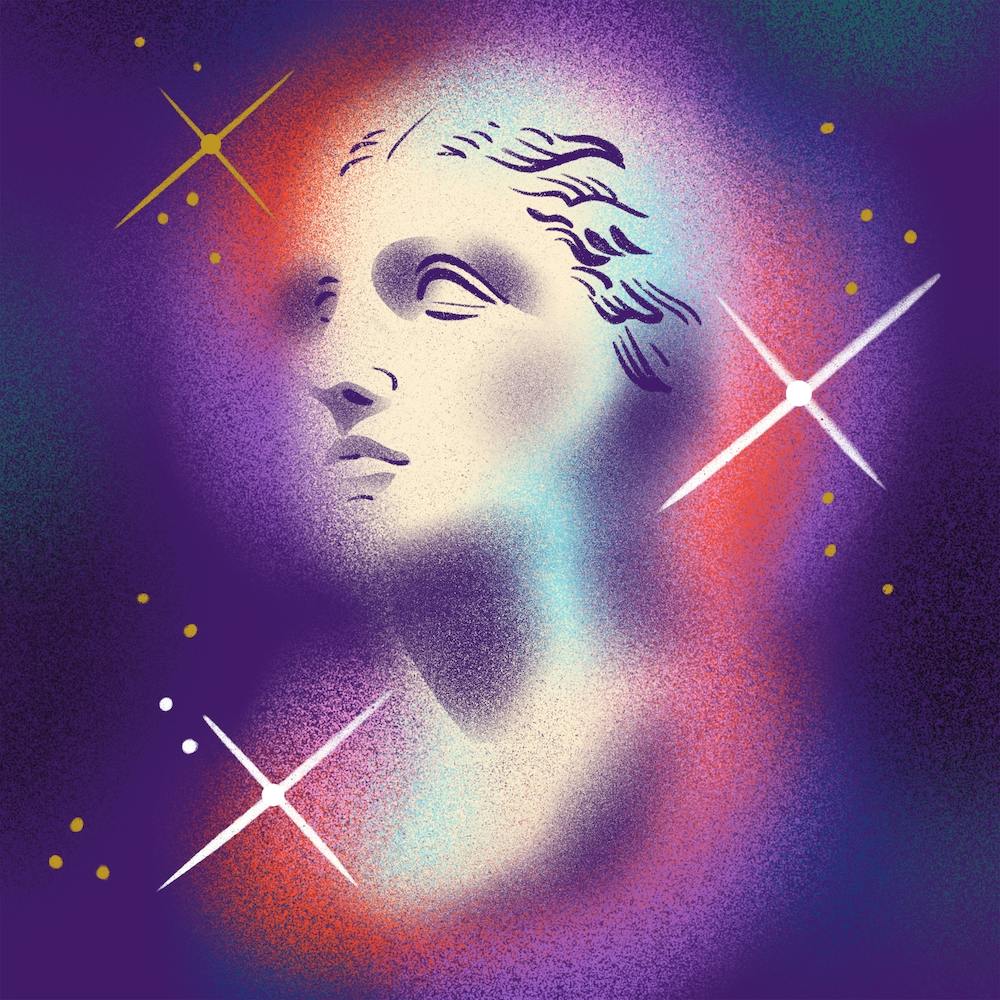 Stardust Portrait Of Queen Arsinoe Ii Art Print by Jordan Kay – Fy!