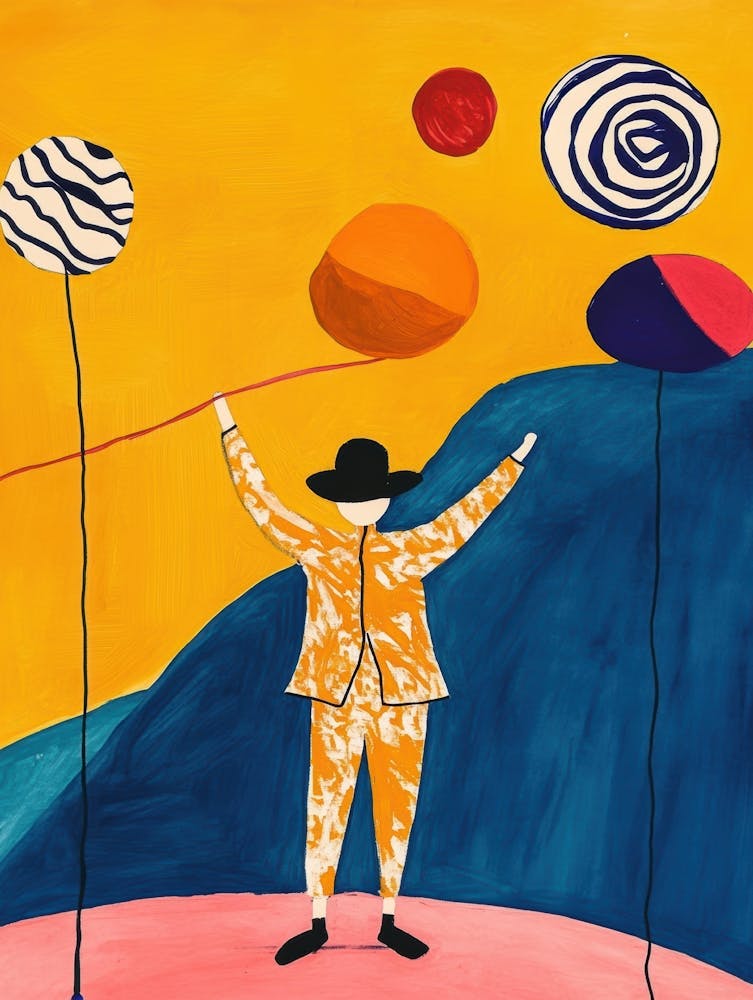 Juggler Art Print by Moving Clouds Art – Fy!
